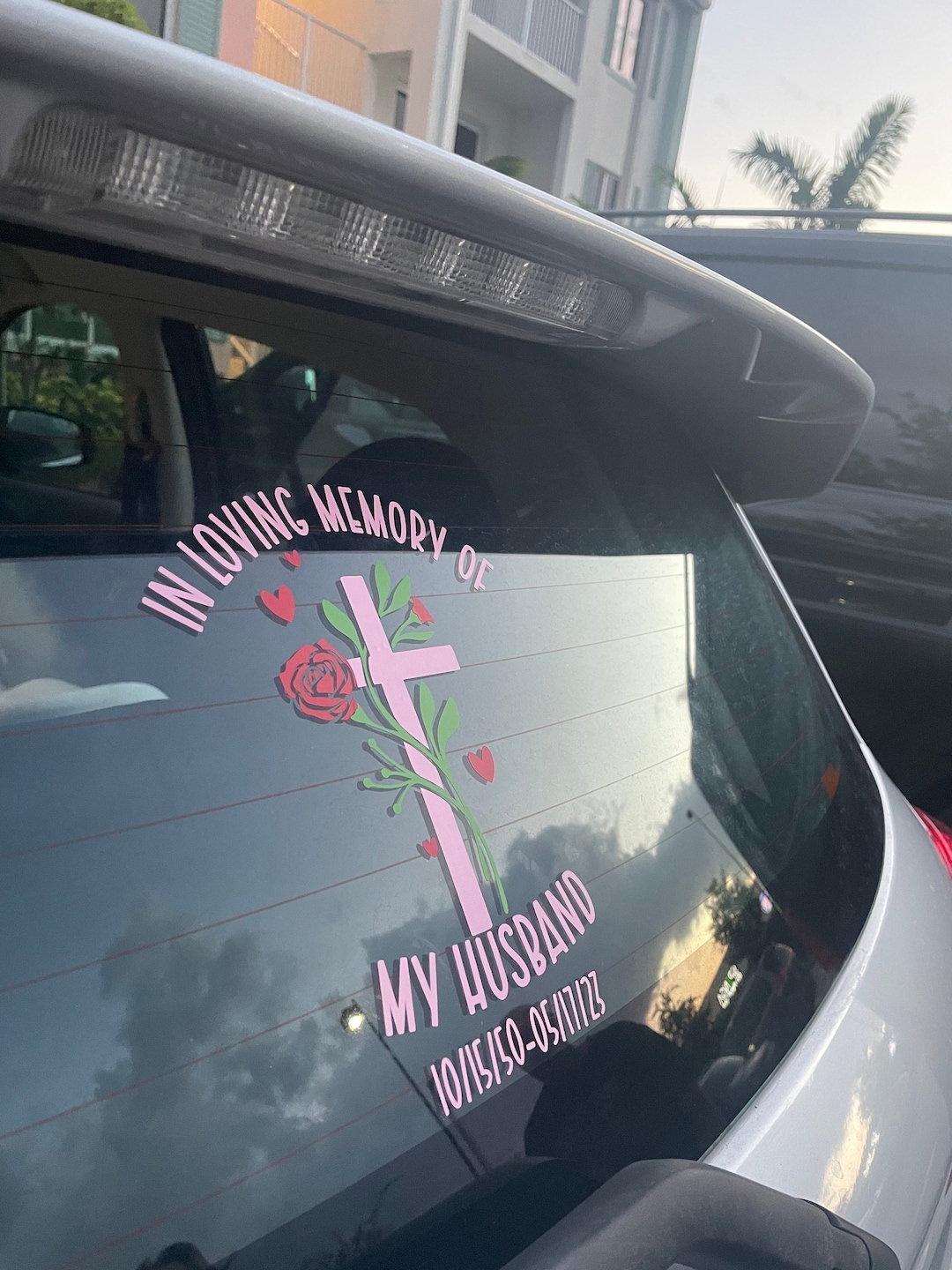 In Loving Memory Custom Car Decal - Etsy