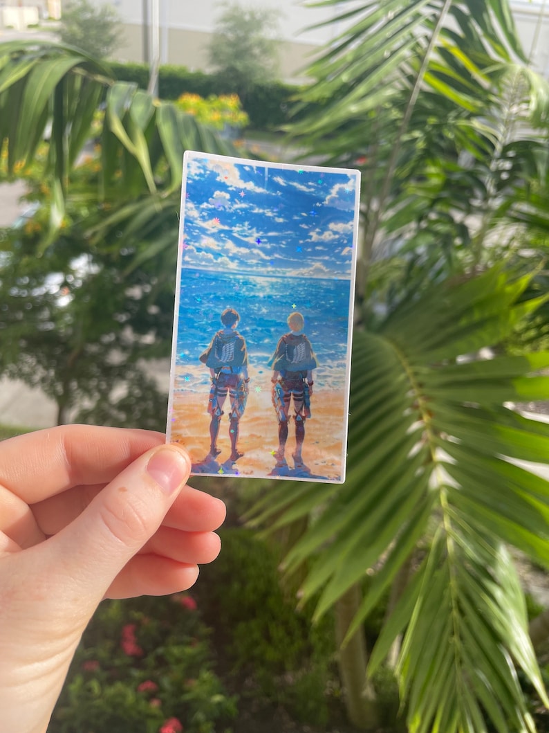 Attack on Titan Anime Stickers, Holographic & Waterproof - Etsy