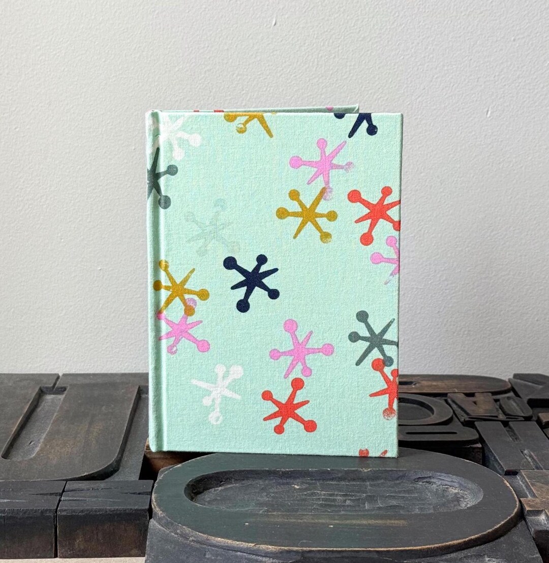 Small Unlined Fabric Covered Journal - Jacks - Etsy