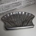 Vintage Metal Pewter Seashell Bowl Clam Scallop Shell Bowl Serving Dish ...