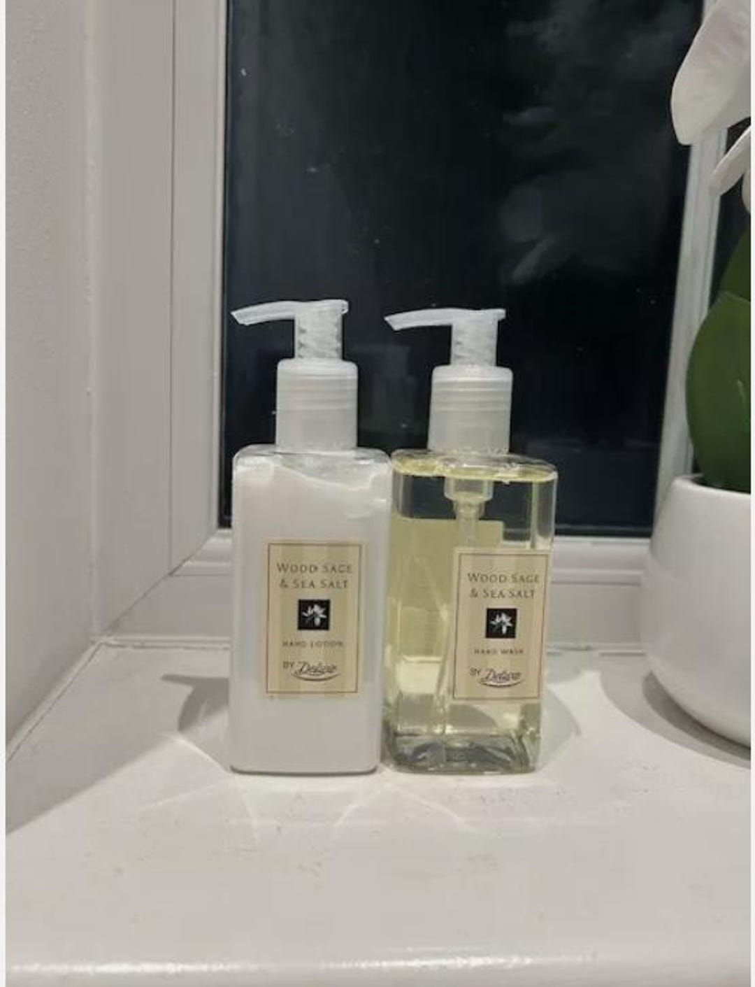 Lidl Deluxe Wood Sage & Sea Salt Hand Wash and Hand Lotion Duo Set 2 X ...
