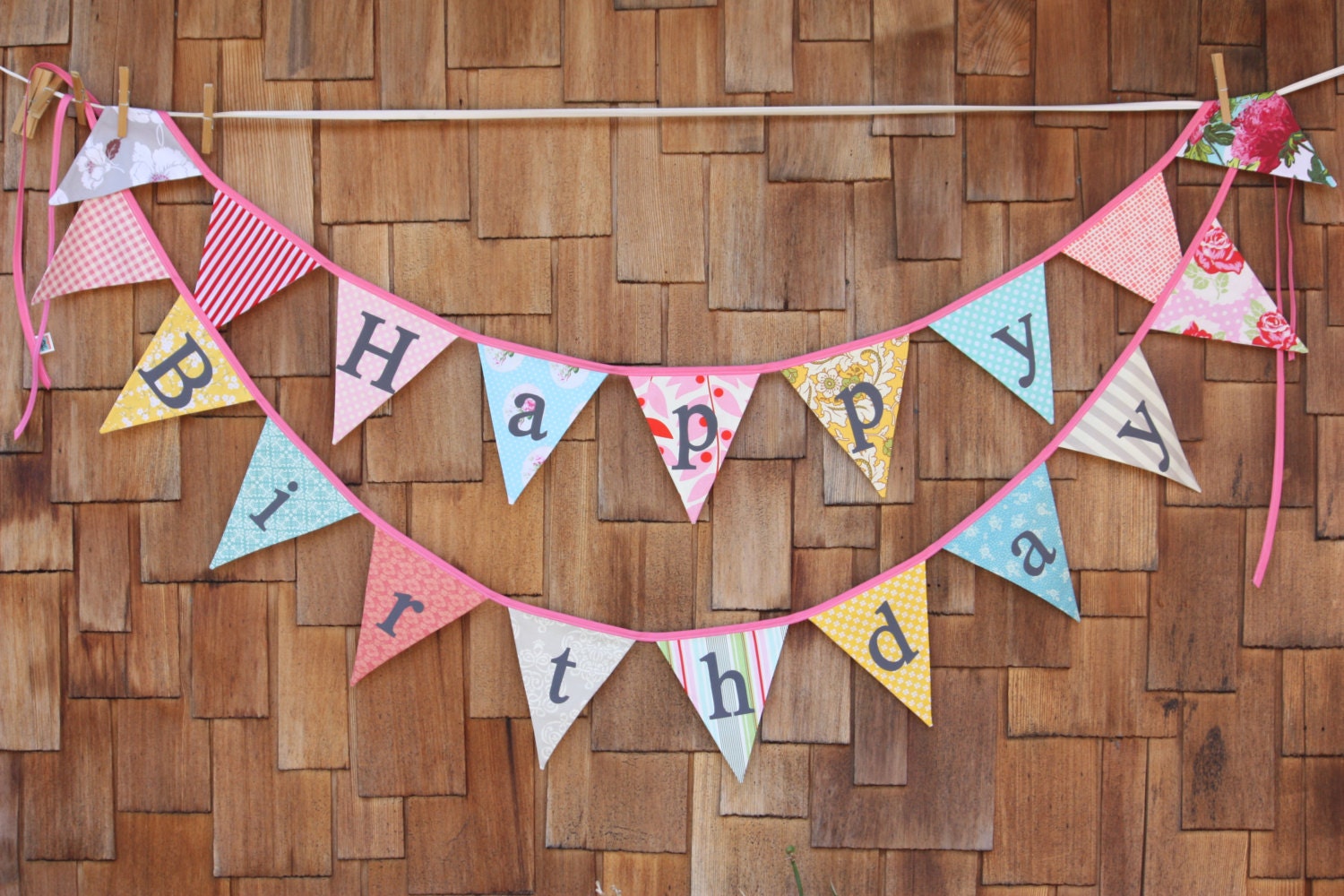 Custom Happy Birthday Flags. A Unique Party Decoration. You | Etsy