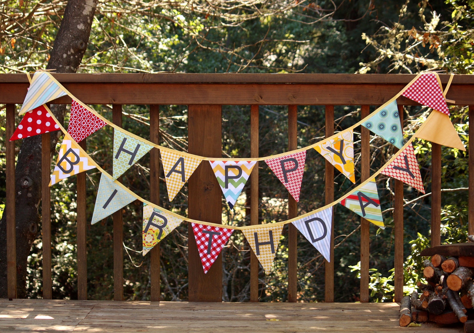 Farm Theme Happy Birthday Bunting Banner Flags. A Unique Party | Etsy