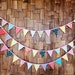 30' Bunting Custom Fabric Party Flags Wedding - Etsy