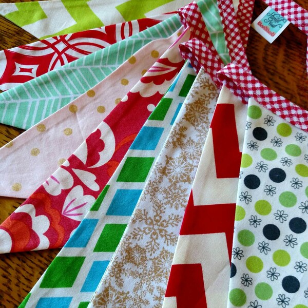 Christmas Bunting - Etsy