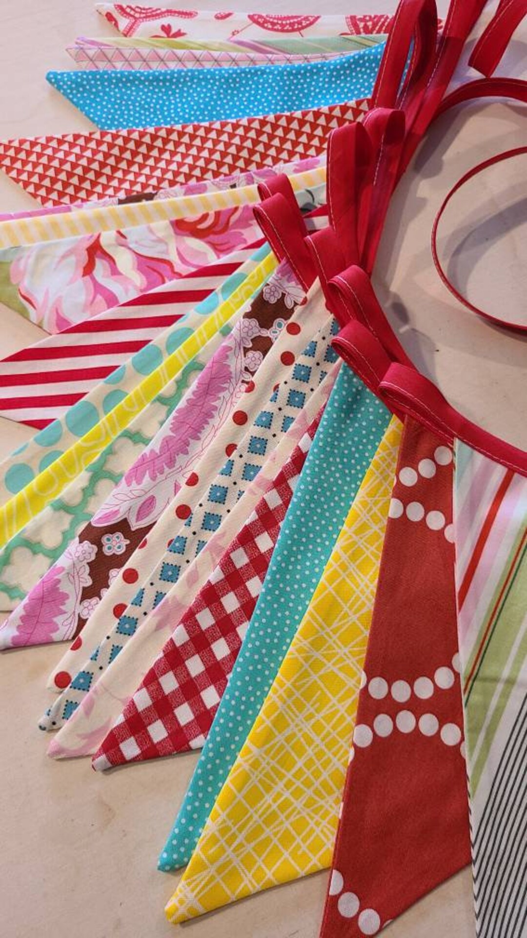 Super Long Carnival Bunting Wedding Party Flags Birthday - Etsy