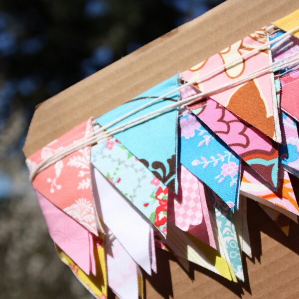 Mini Bunting Flags - Etsy