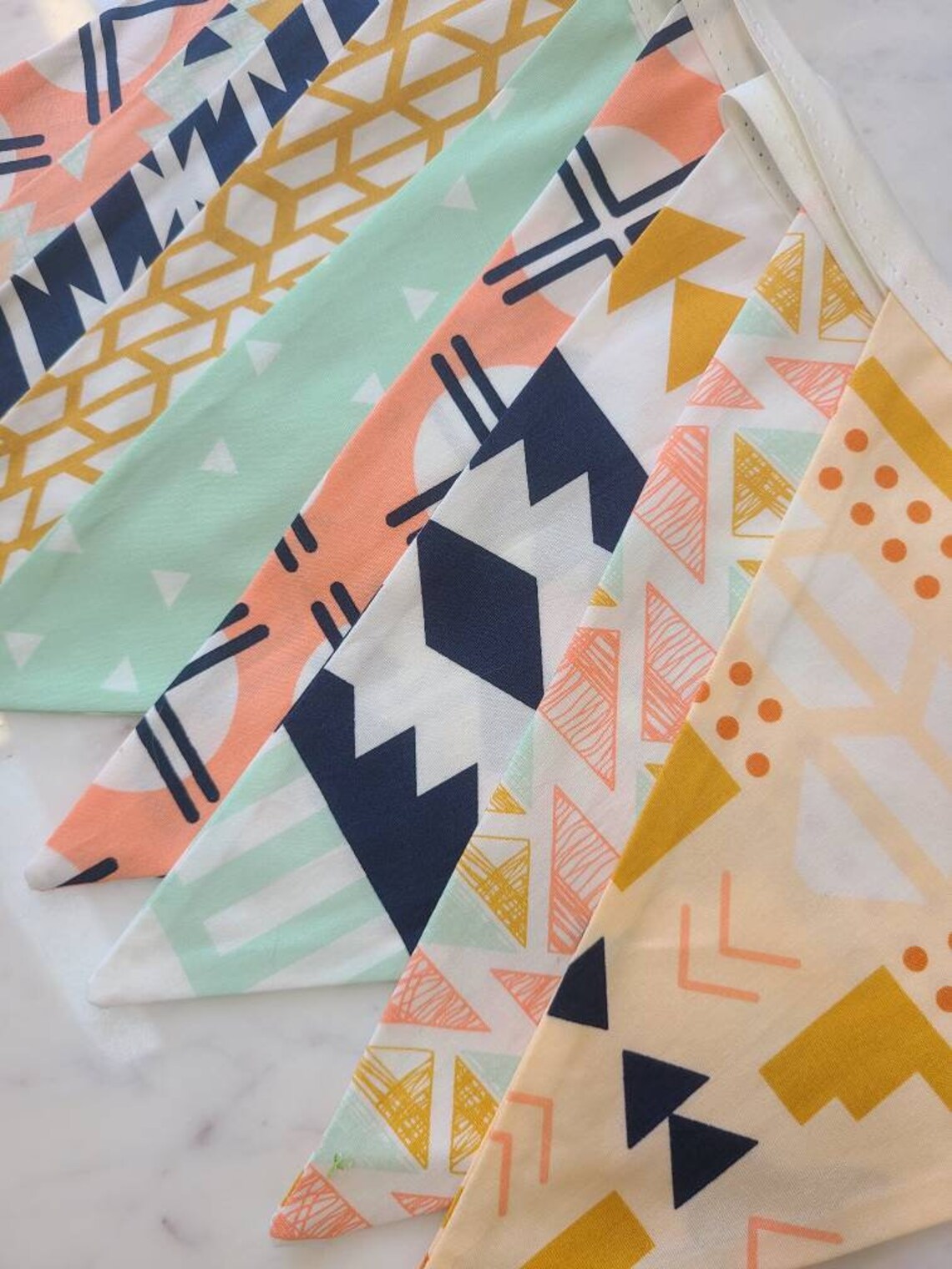 Sale. Arizona Fabric Bunting Banner Garland Bunting. 9 Flags | Etsy