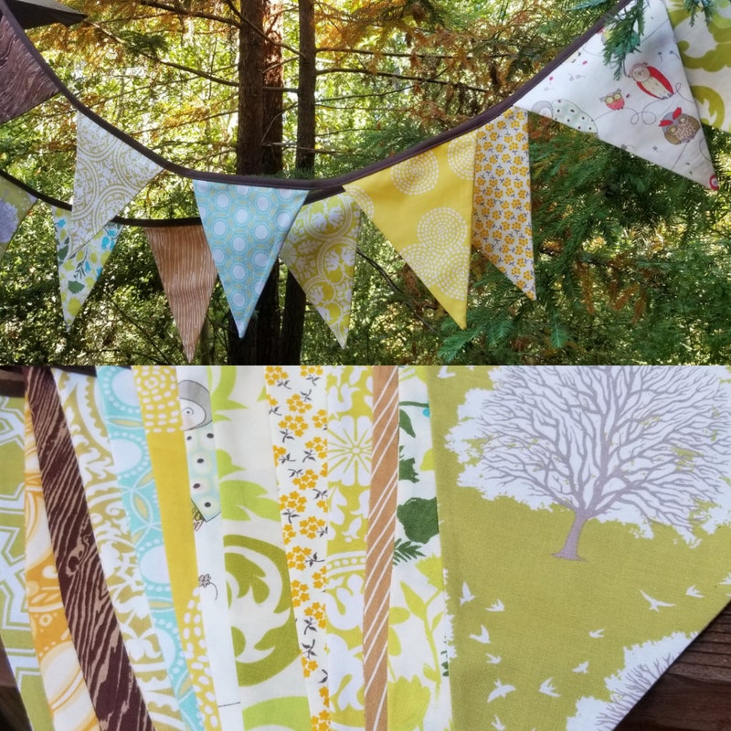 Woodland Bunting - Etsy