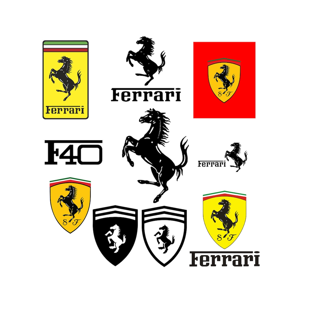 SVG Best Bundle Layered , Car Ferrari SVG for Cricut Logo Png Svg Pdf ...