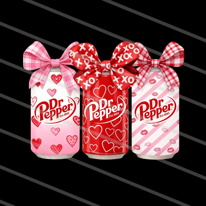Valentine Soda Png, Retro Soda Can Digital Download, Cute Valentine Day ...