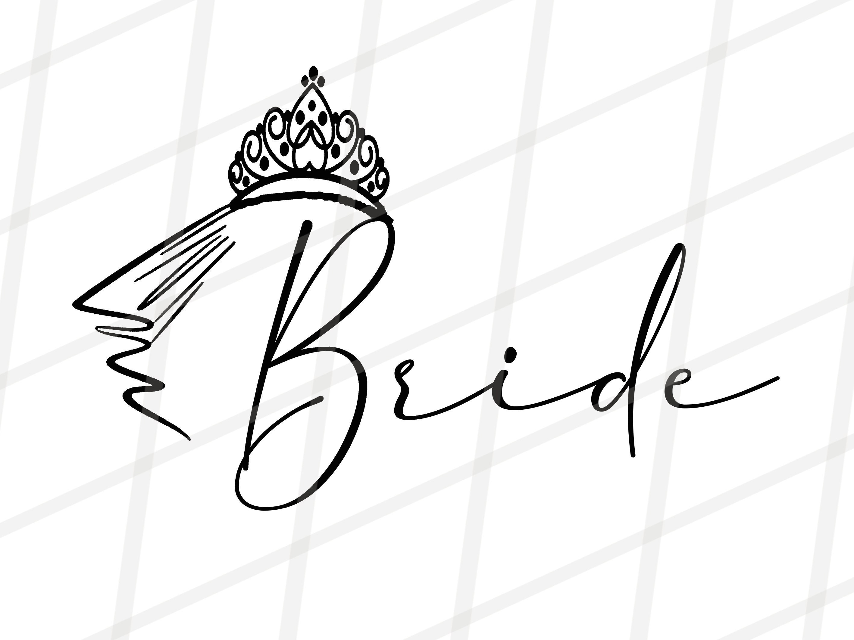 Bride Svg, Instant Digital Download, Wedding Png, Diamond Ring, Bridal ...