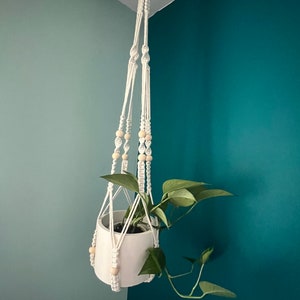 Macrame Planter Set Indoor Macramé Planter Concrete Planter Succulent ...
