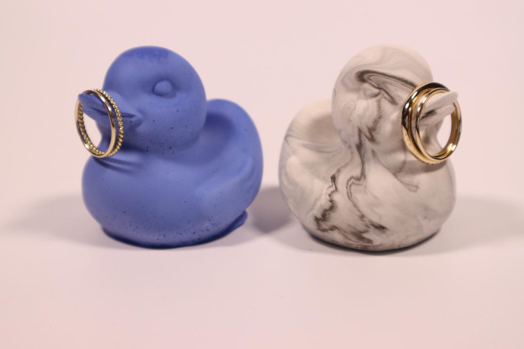 2.5in Duck Concrete Statue for Indoor/outdoor Figurine Custom Color ...