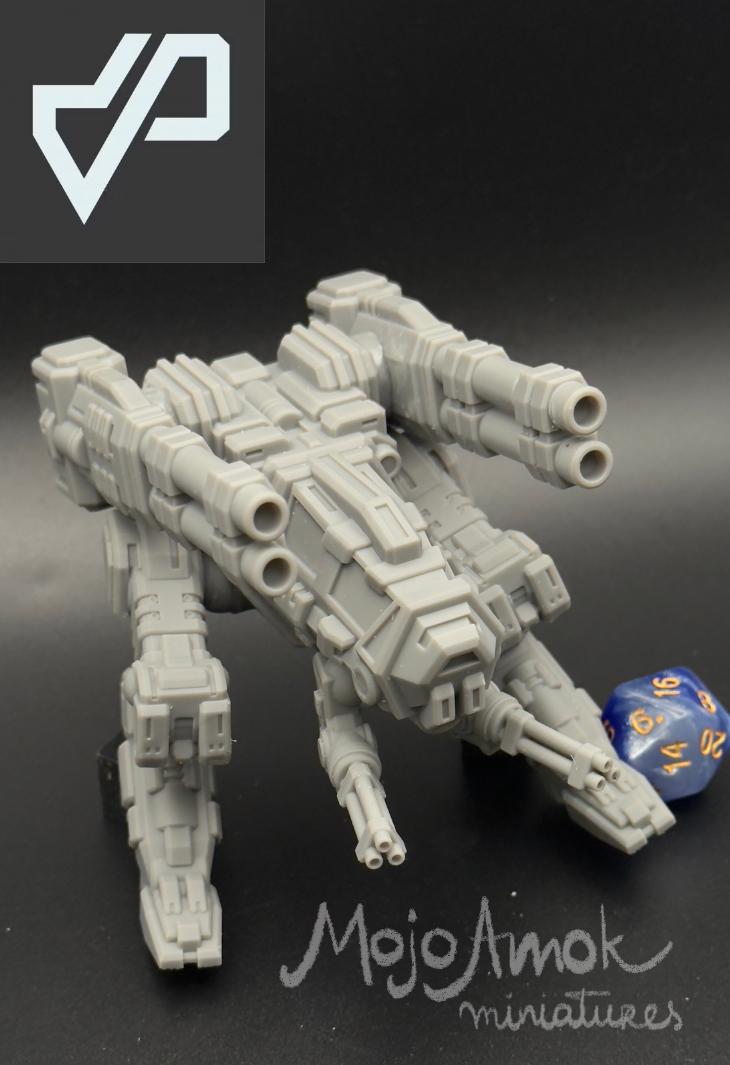 Vesper Project Fire Support Mecha: 32mm Resin Miniature - Sci-fi ...