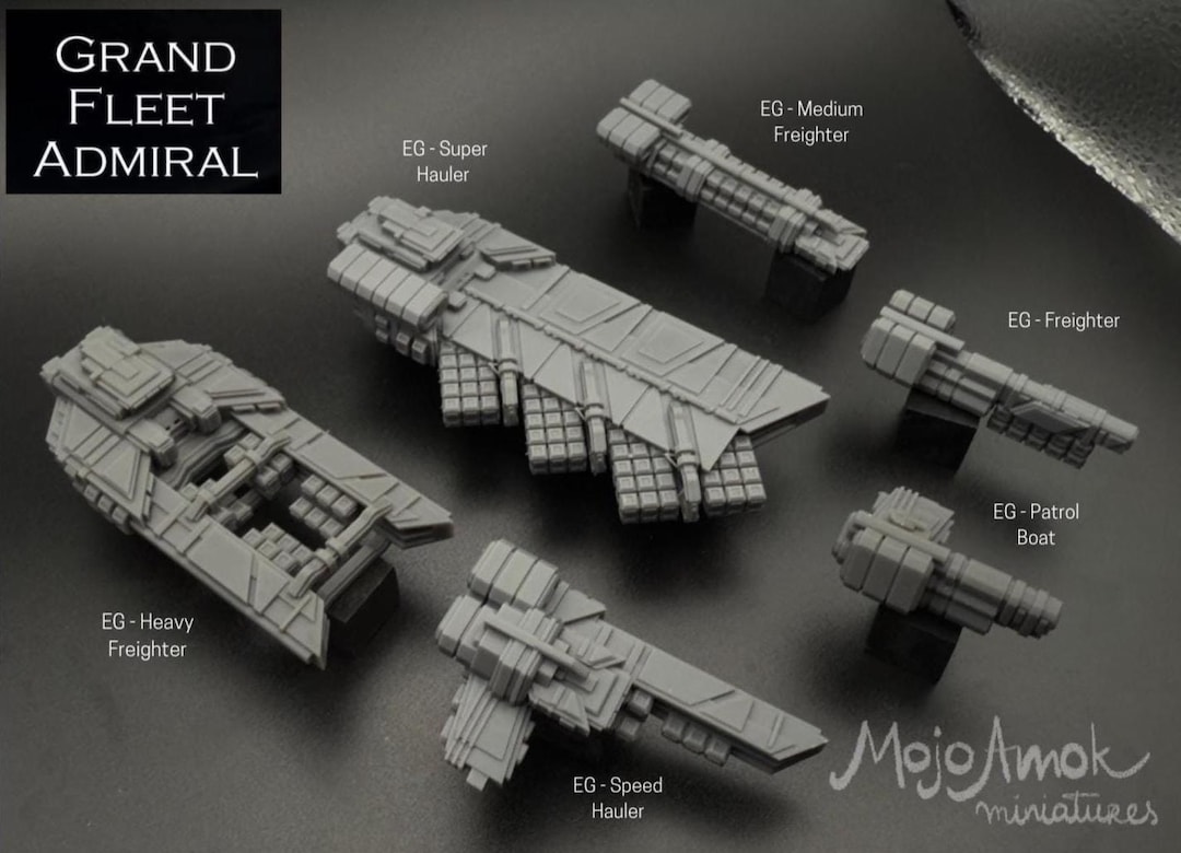 Resin Printed Fleet Scale Spaceship: Corporate & AI Naval Gaming ...