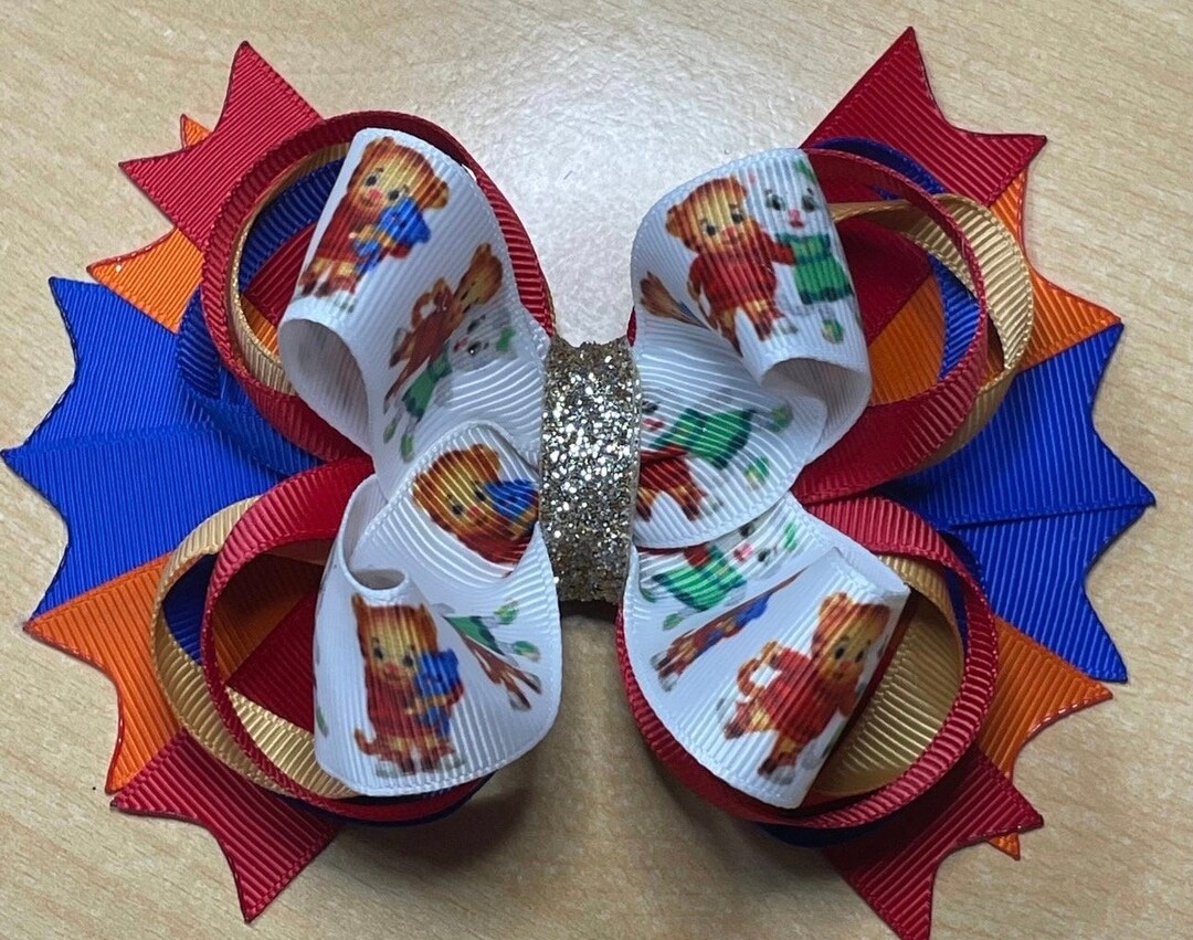 Tiger Character Bow - Etsy