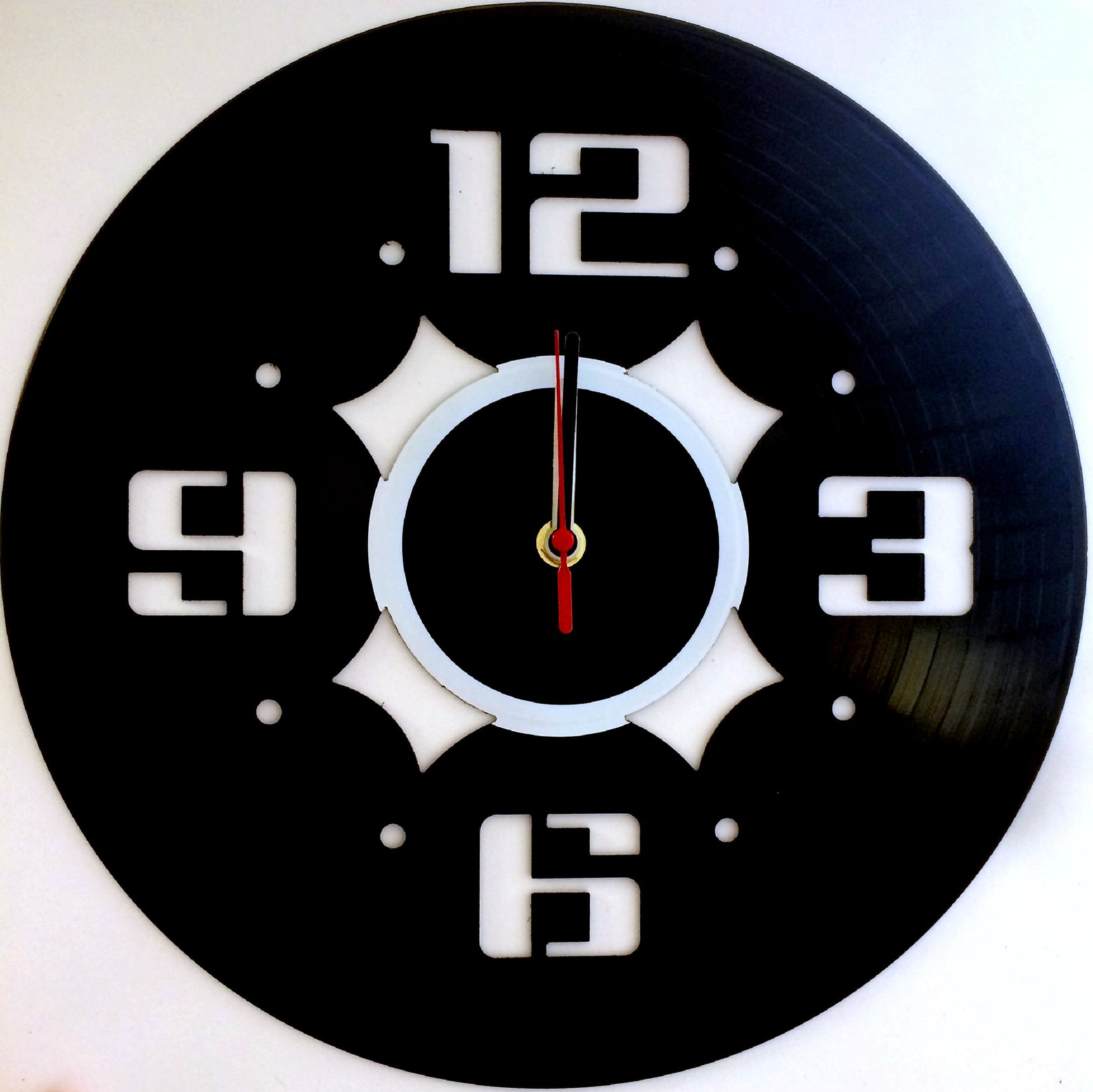 Numbered Custom Vintage Vinyl Record Clock - Etsy