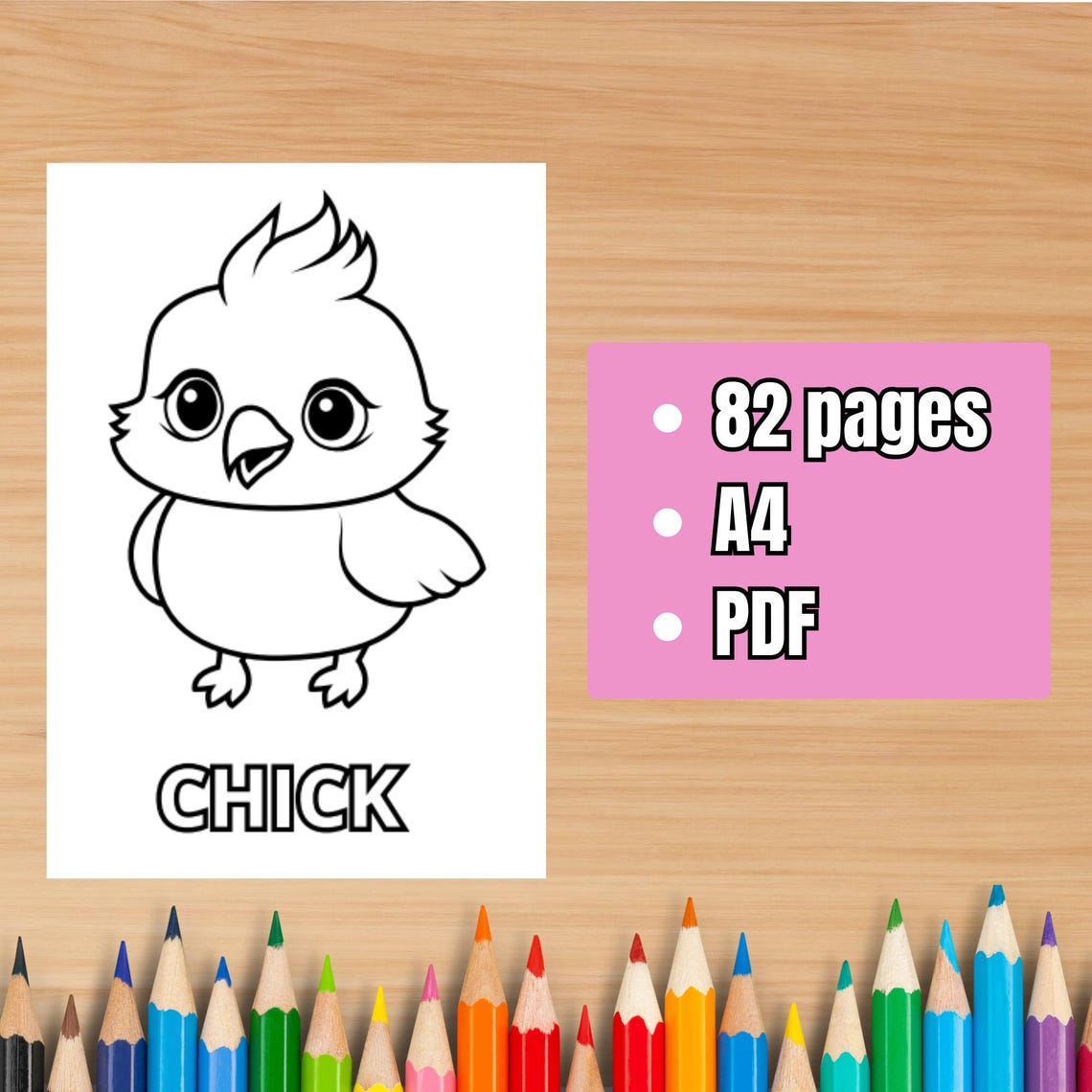 80+ Cute Animal Coloring Pages for Kids With Names | Adorable Printable ...