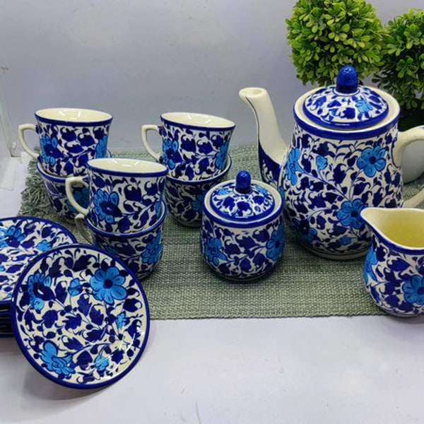 Pottery Tea Set - Etsy