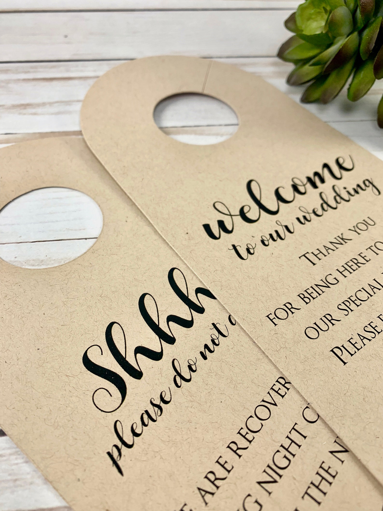 Wedding Door Hanger Door Hanger for Wedding Bachelorette - Etsy