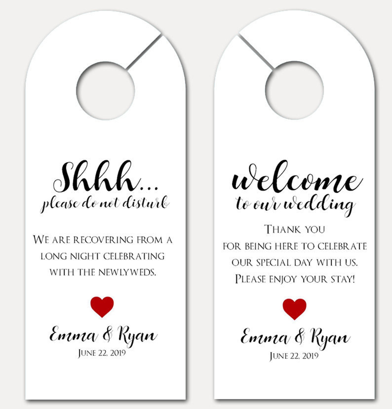 Wedding Door Hanger Door Hanger for Wedding Bachelorette - Etsy