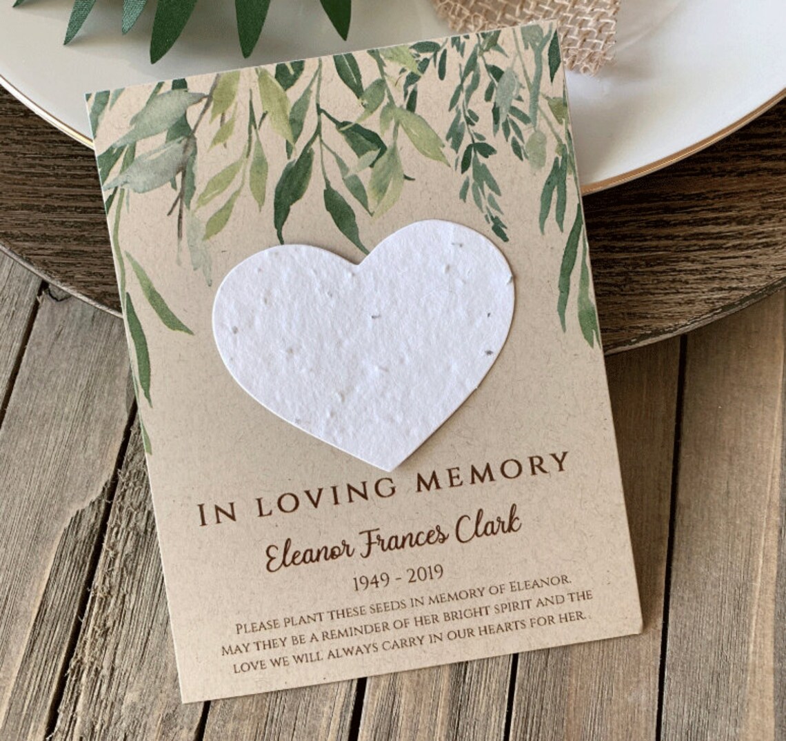In Loving Memory Cards Printable