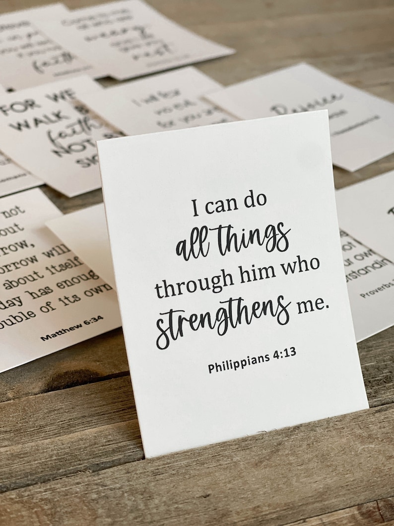 Scripture Cards Journaling Cards Bible Journaling 3847 - Etsy