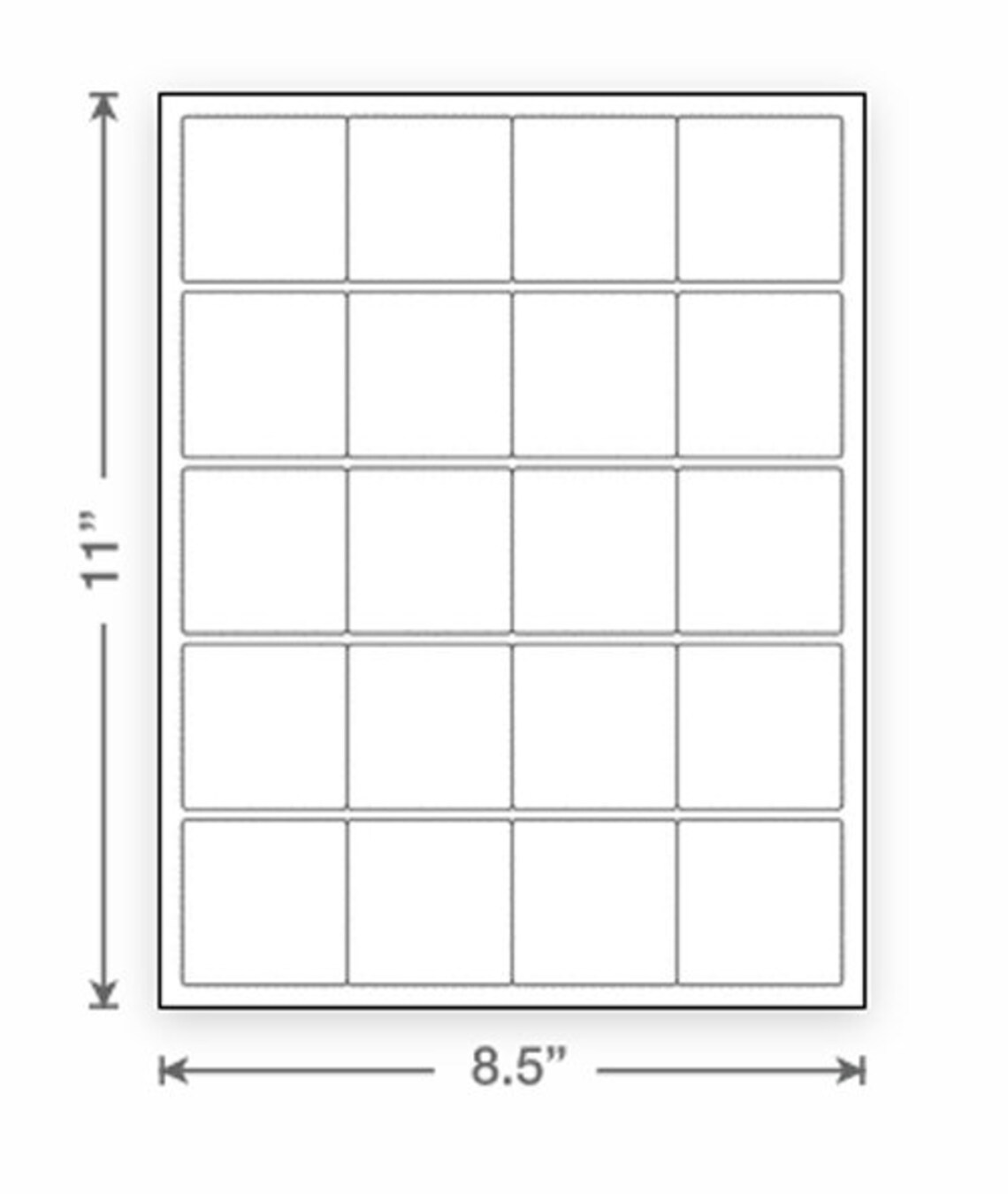 Standard White Matte 2 x 2 Square Labels DIY Stickers | Etsy