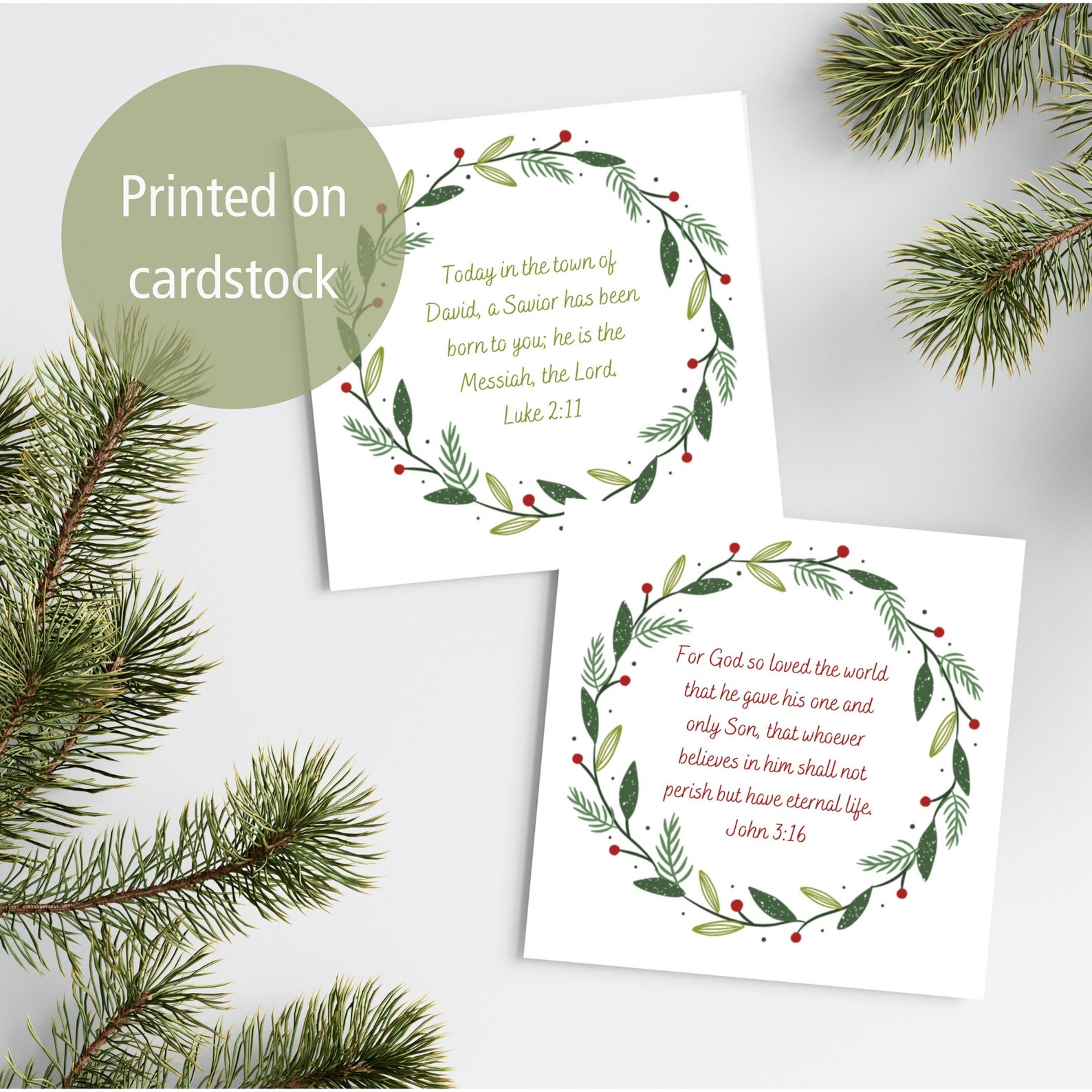 Christmas Bible Verses, Christmas Scripture Cards, Christian Christmas ...