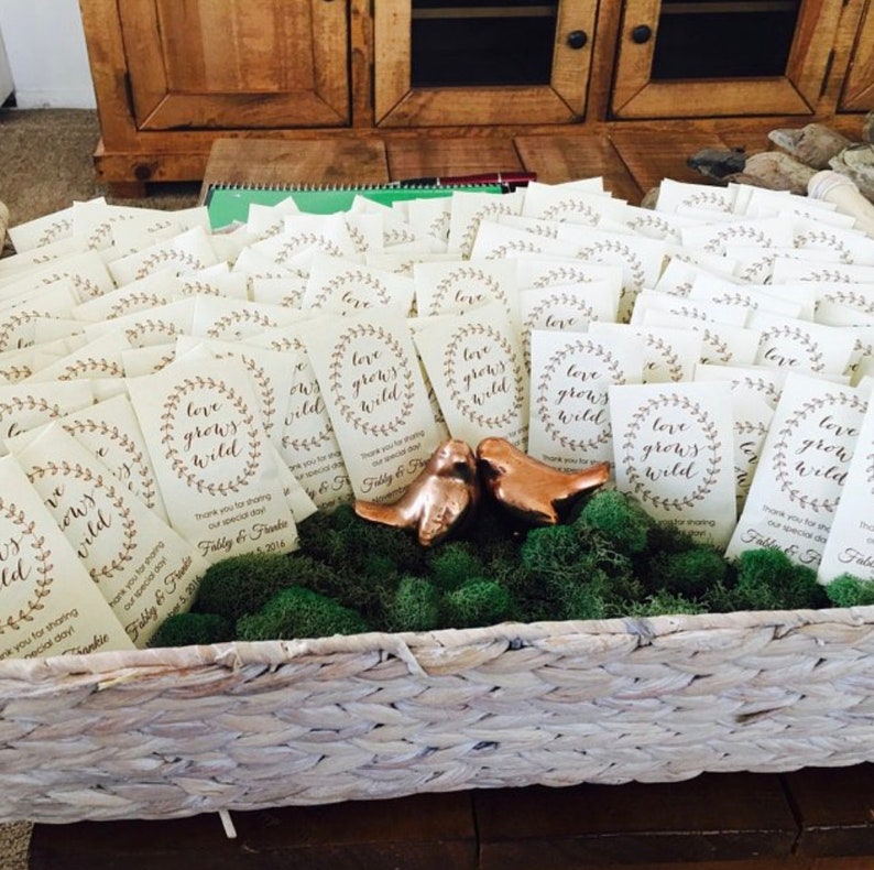 DIY Custom Seed Packets Custom Envelope Kraft Personalized - Etsy