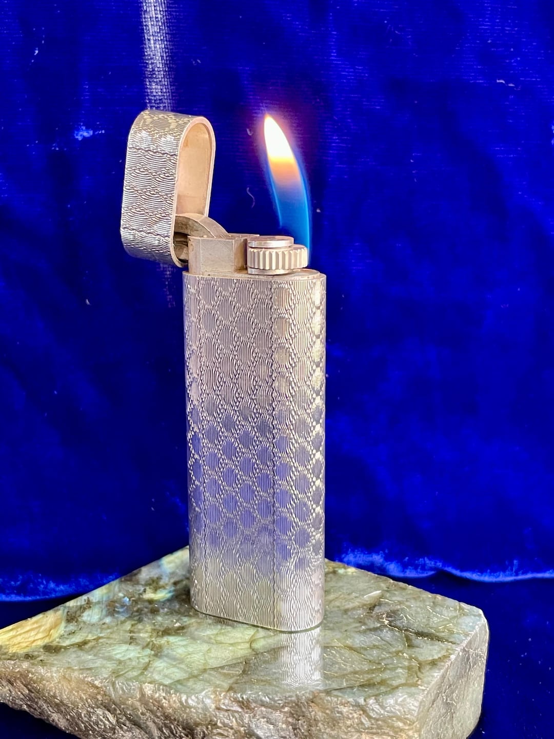 Vintage Silver Oval Cartier Lighter Mint Condition Works 1 Year ...