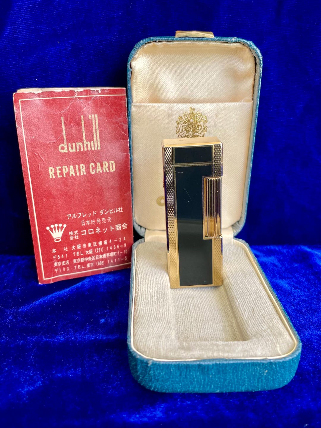 Rare Vintage Dunhill Lighter Rollagas Super Mint Condition Works 1 Year ...