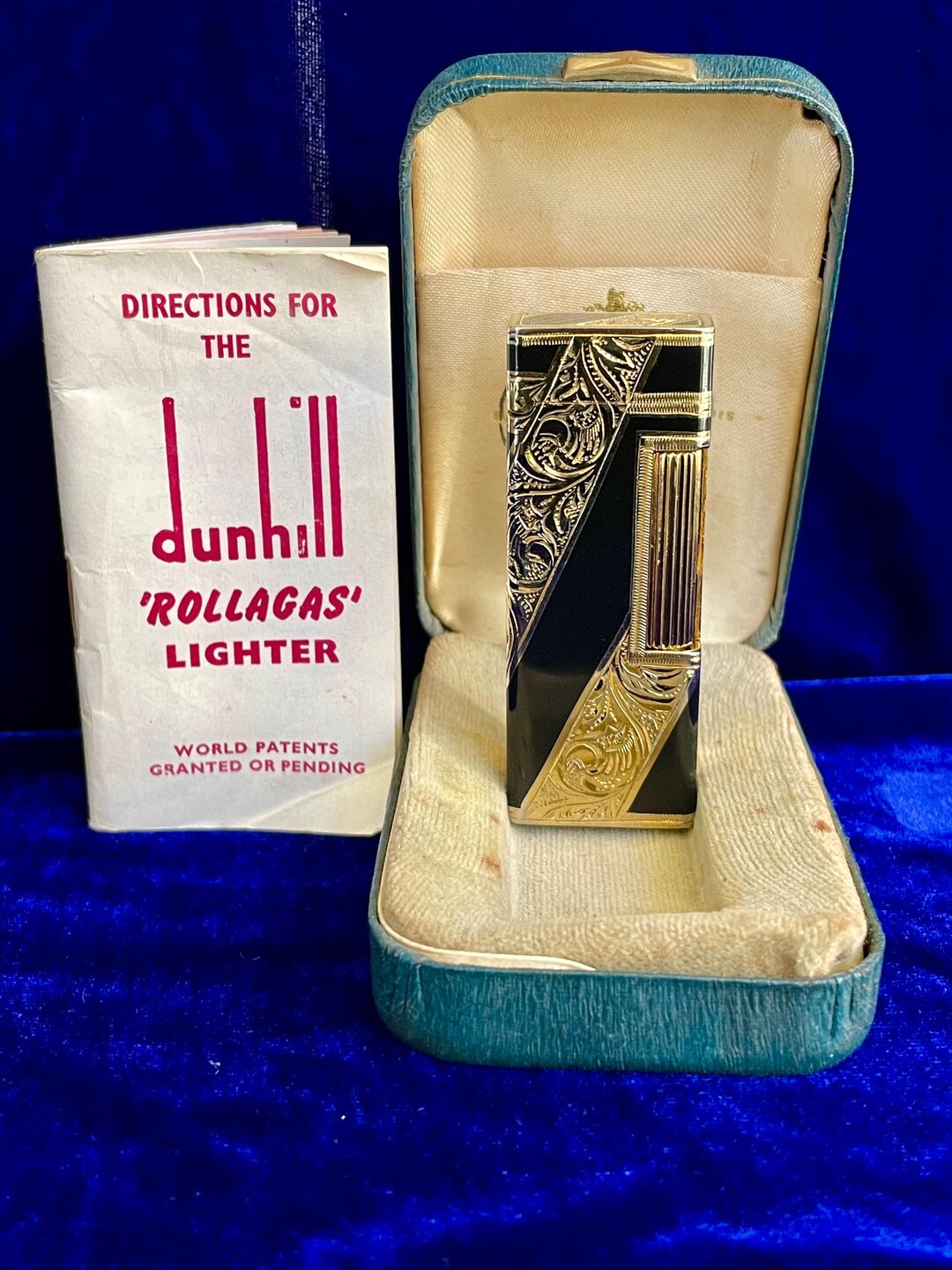 Rare Vintage Dunhill Lighter 18K Solid Gold Roy King Super Mint ...