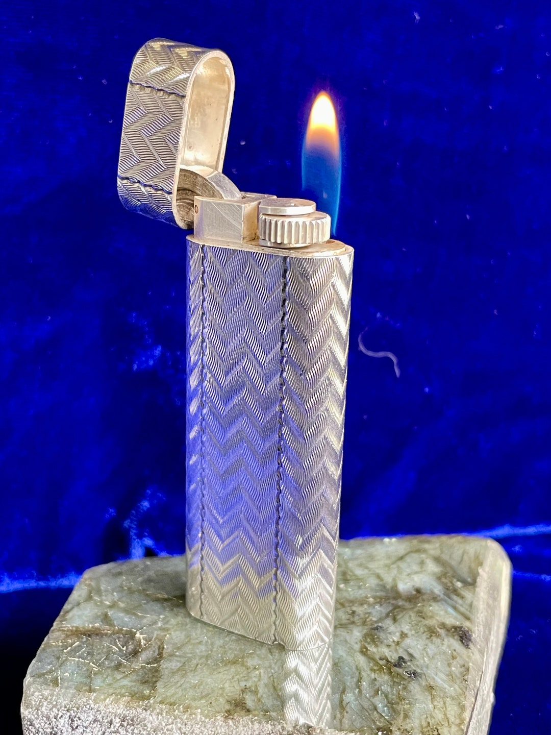 Vintage Working Silver Oval Cartier Lighter Very Good Condition 1 Year ...