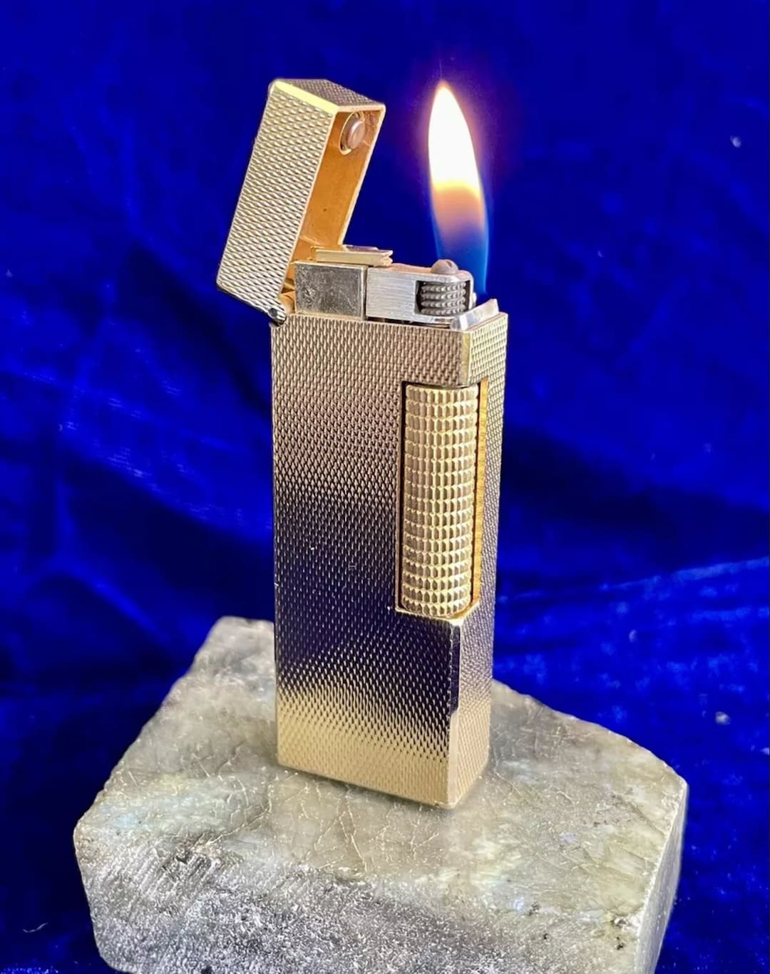 Vintage Dunhill Lighter Vintage Rollagas Mint Condition Full Working 1 ...