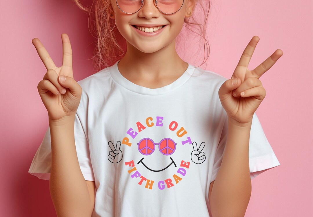 Custom Kids Shirt, Peace Out Kids Shirt, Summer Break Shirt, Last Day ...