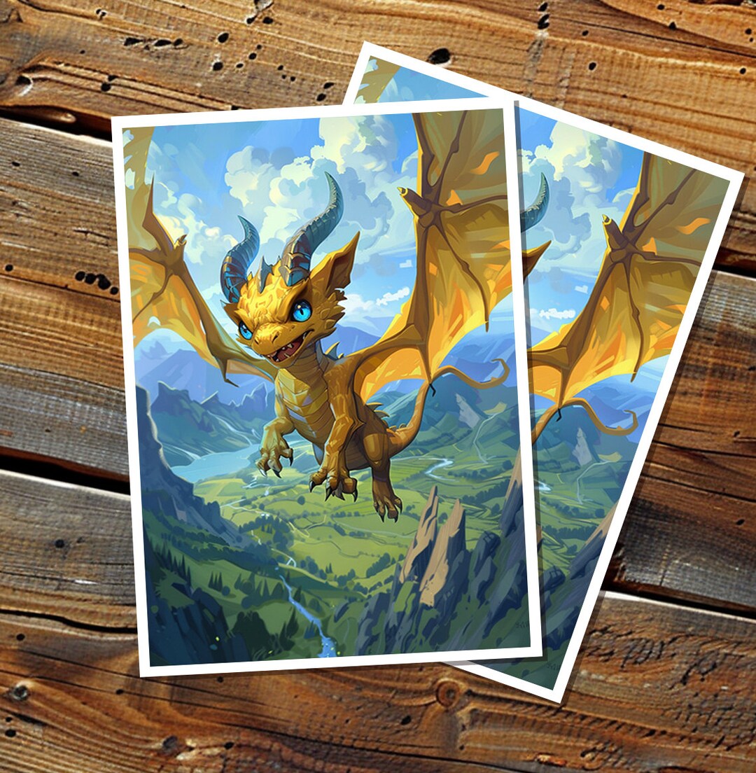 Nicol Bolas Chibi Style Sleeves Art, Custom Digital Print Sleeves Art ...