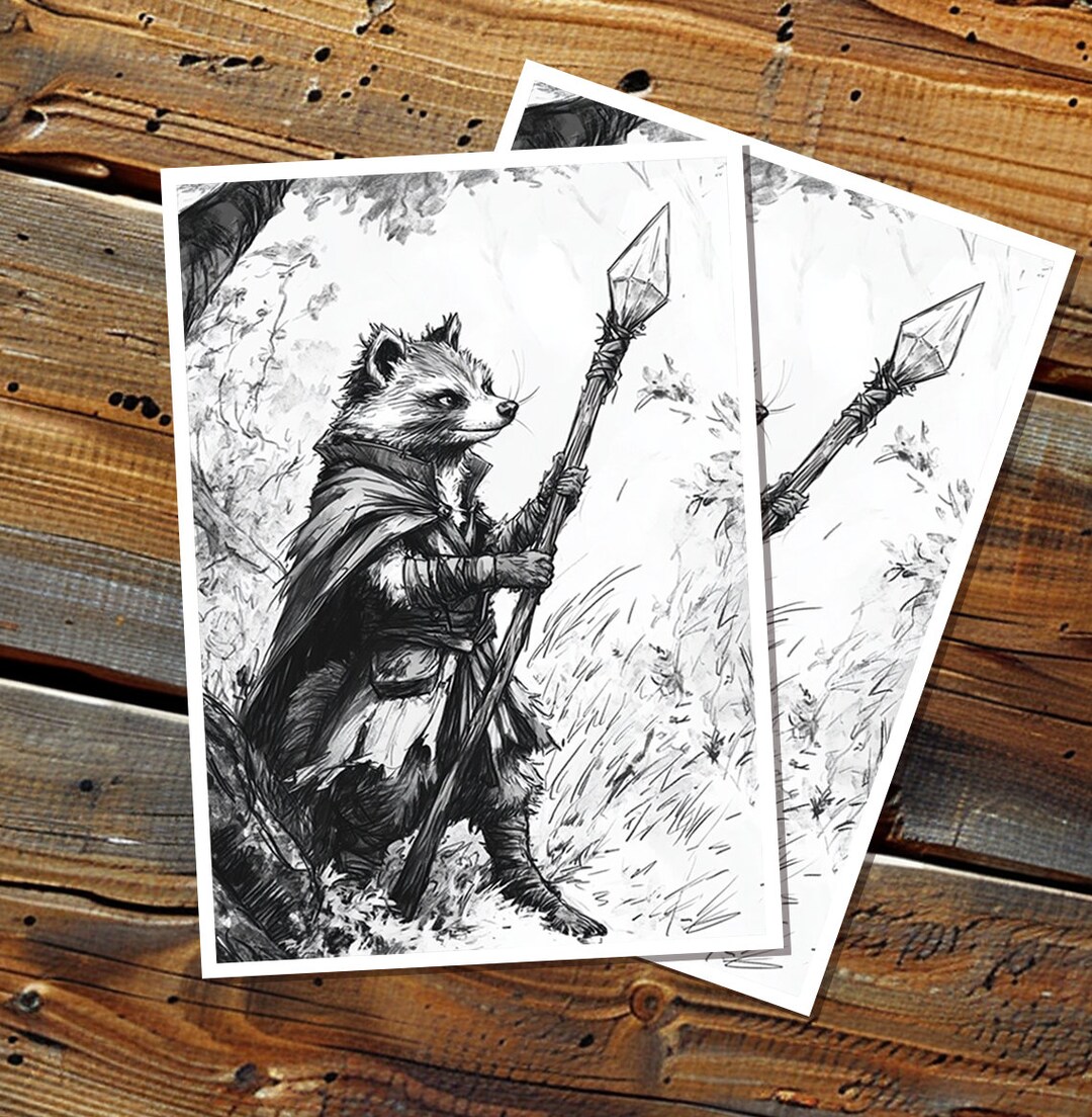 Bello Bard of the Brambles Comic Book Style Sleeves Art, Custom Digital ...