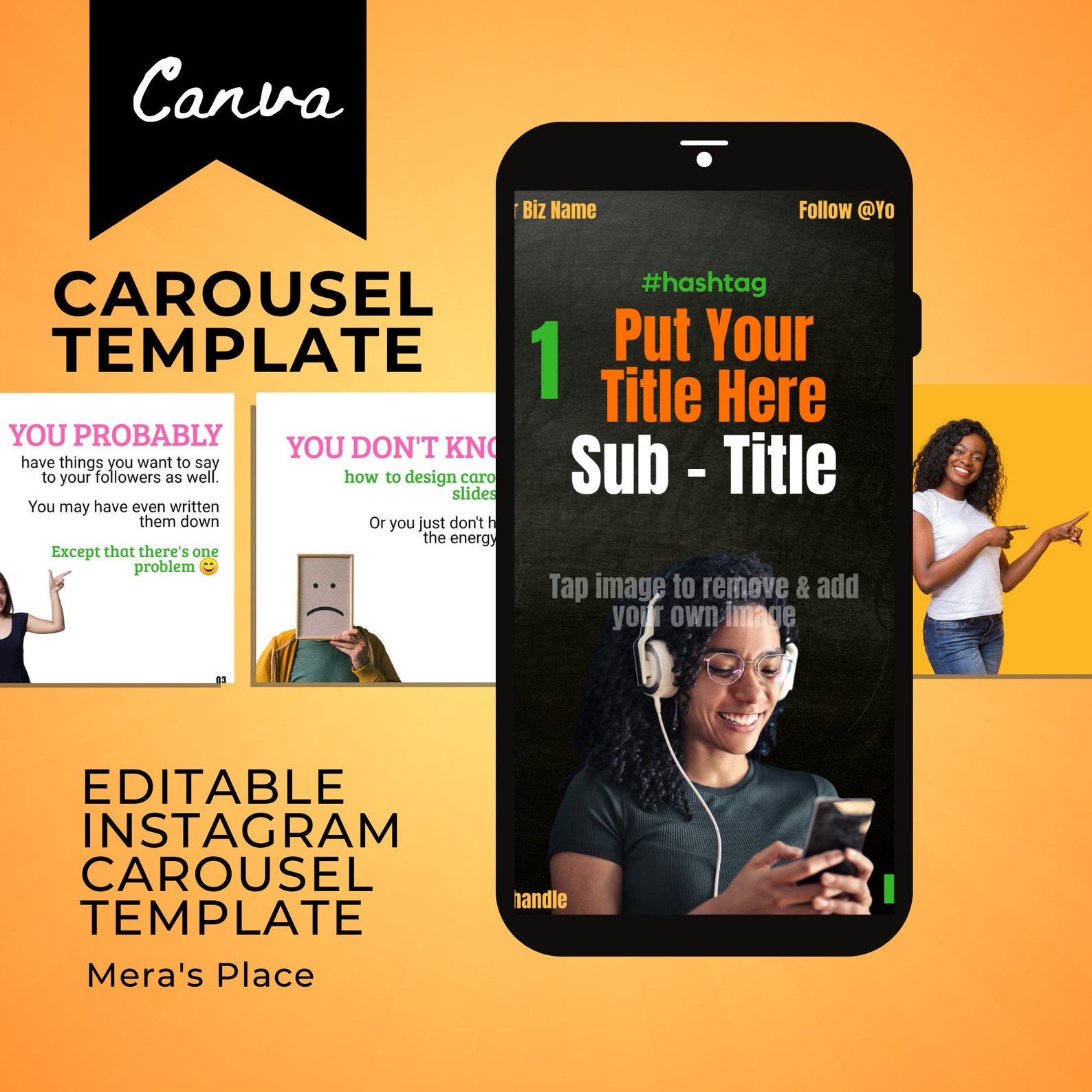 Instagram Carousel Template Coach Carousel Template Social Media ...