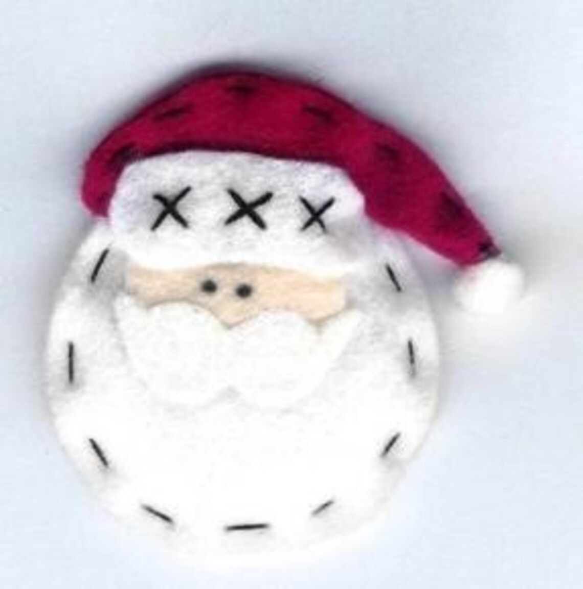 Santa Lapel Pin Pattern - Etsy
