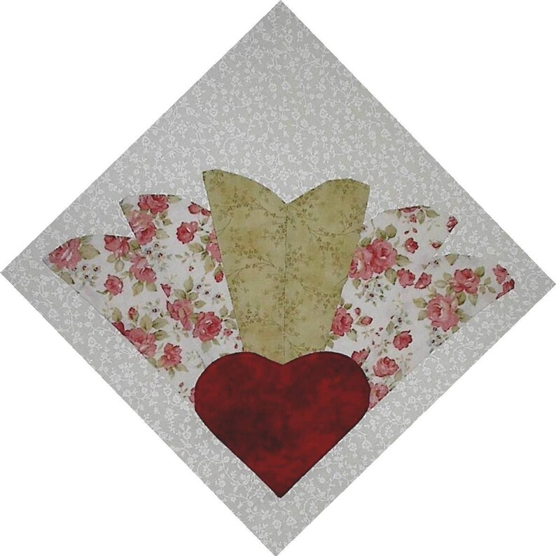 Victorian Fan Quilt Block Pattern - Etsy