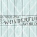 What a Wonderful World SVG - Wonderful World Svg - Inspirational Svg ...