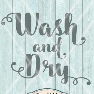 Laundry SVG Wash and Dry Svg Laundry Room Cut File Kitchen Svg Wash ...