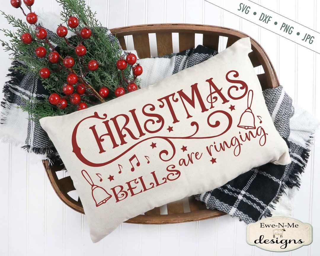 Christmas Svg - Christmas Bells SVG - Christmas Music SVG - Music Notes ...