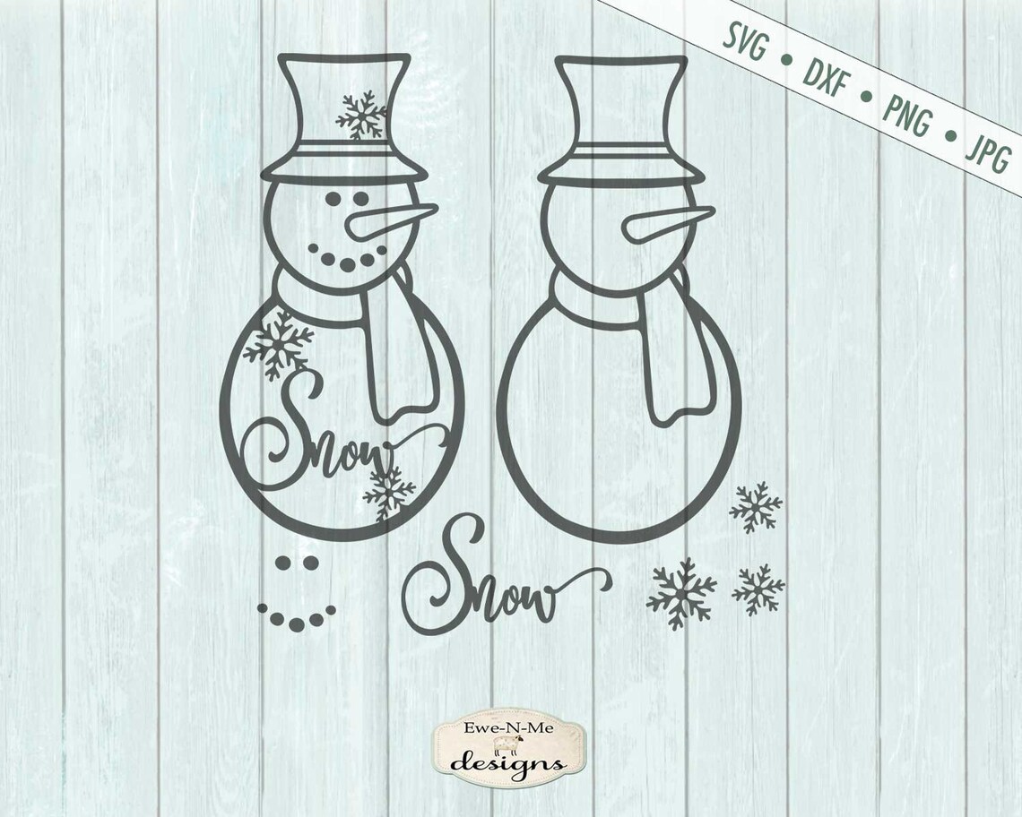 Snow Svg Snowman Svg Christmas Svg Snowflake Svg - Etsy
