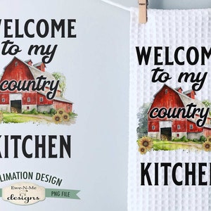 Country Kitchen Farm Animal Sublimation Bundle - Kitchen Towel ...