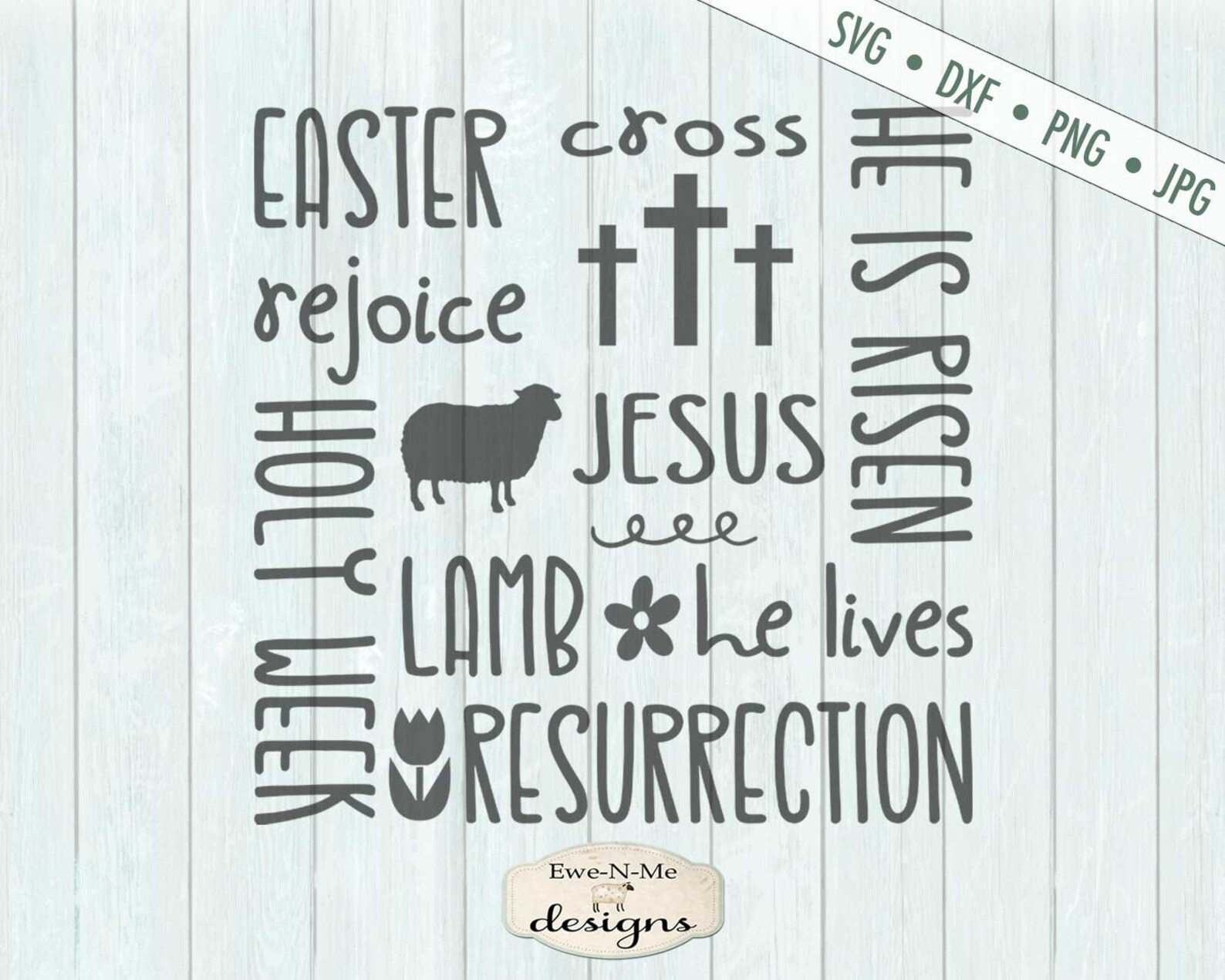 Easter SVG Jesus SVG Cross SVG Easter Subway Svg He is - Etsy