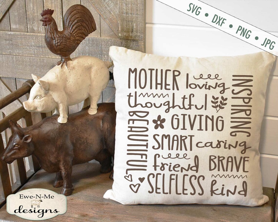 Mothers Day Subway SVG Mother SVG Thoughtful Giving Smart | Etsy