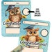 Graduation Owl Printable Money Card | Graduation Money Holder Printable ...